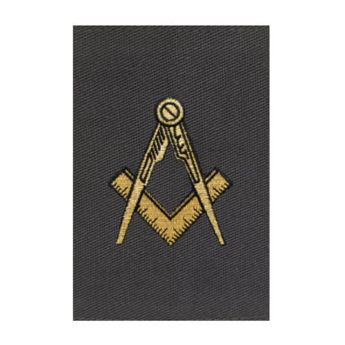 BuyStripes Shoulder Board Epaulets - Gold Masonic Compass And Square